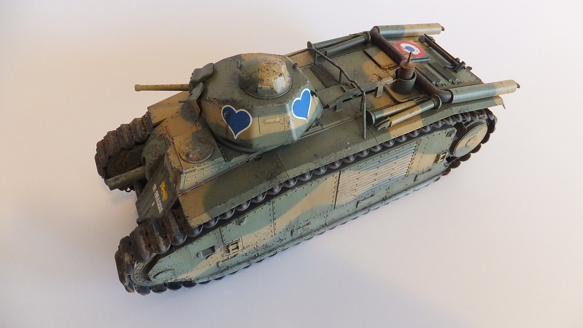 French Battle Tank B1 bis -- Plastic Model Military Vehicle Kit -- 1/35 ...