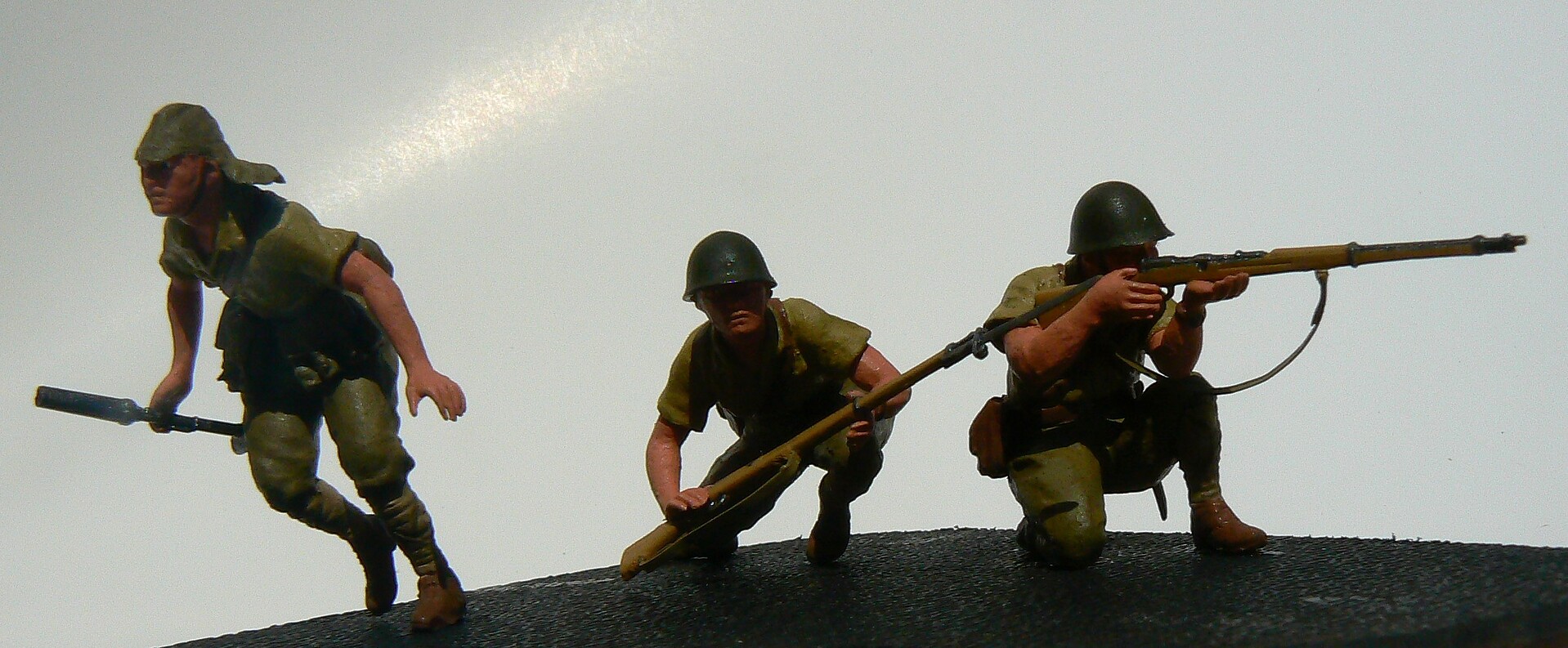Japanese Army Infantry Soldier Set -- Plastic Model Military Figure Kit ...