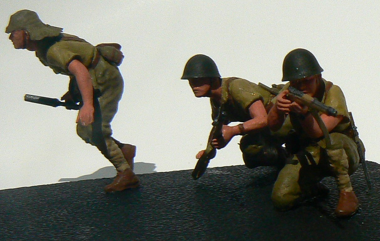 Japanese Army Infantry Soldier Set -- Plastic Model Military Figure Kit ...