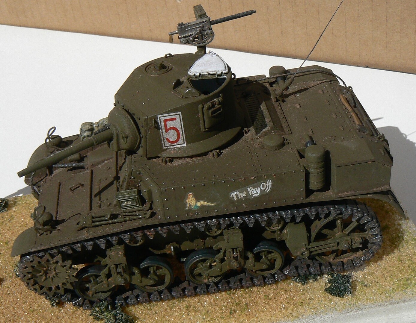 M3A1 Stuart Light Tank -- Plastic Model Military Vehicle Kit -- 1/35 ...