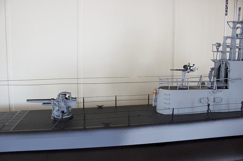 USN 5''/25 Deck Gun w/Resin Parts -- Plastic Model Ship Accessory -- 1/ ...