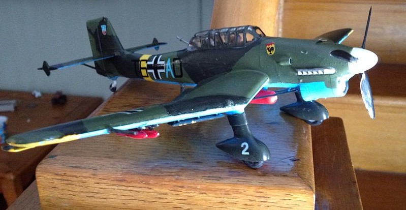 Junkers JU87 Stuka Military Aircraft Plane -- Plastic Model Airplane ...
