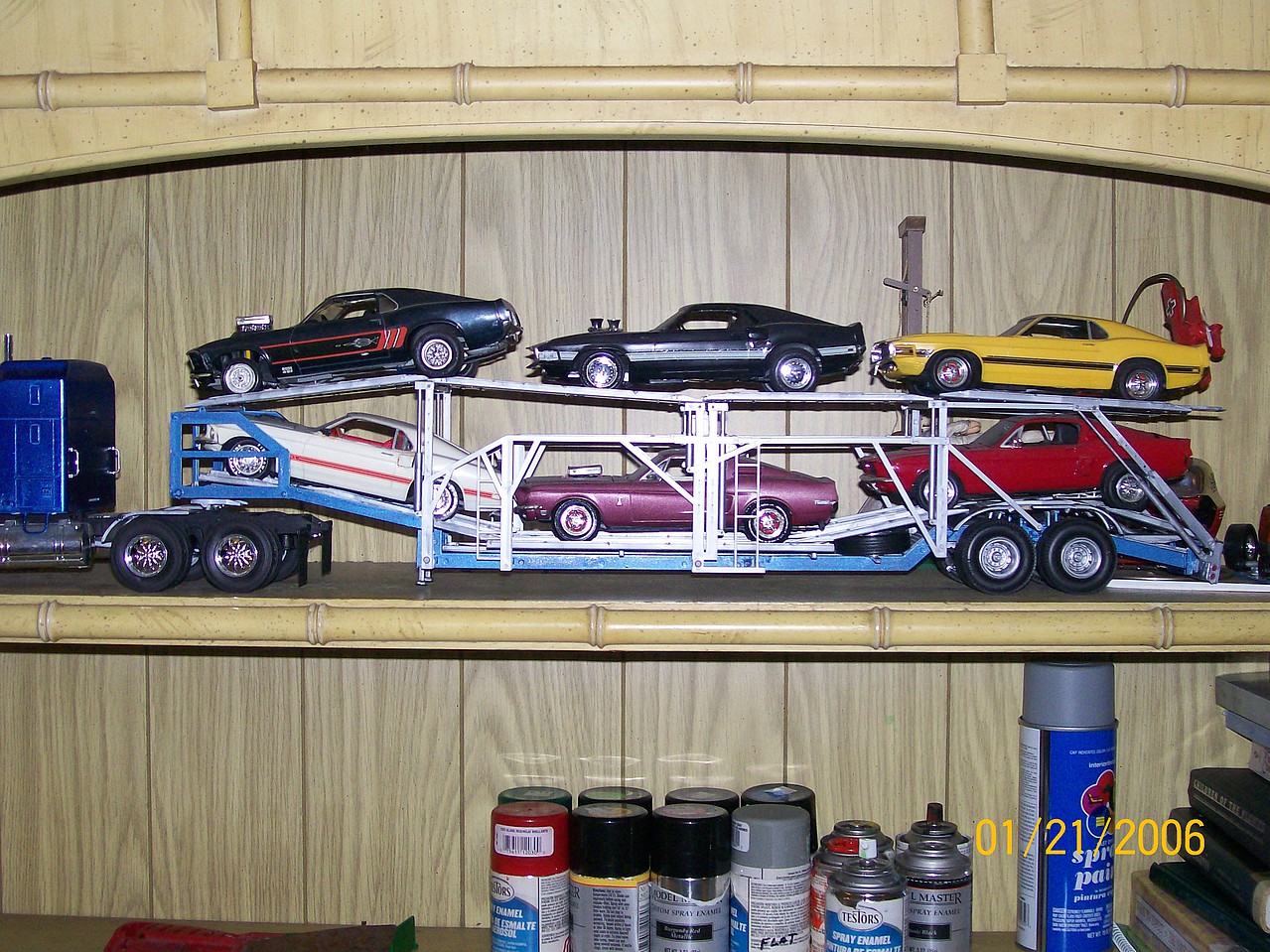 Auto Transport Trailer -- Plastic Model Trailer Kit -- 1/25 Scale ...