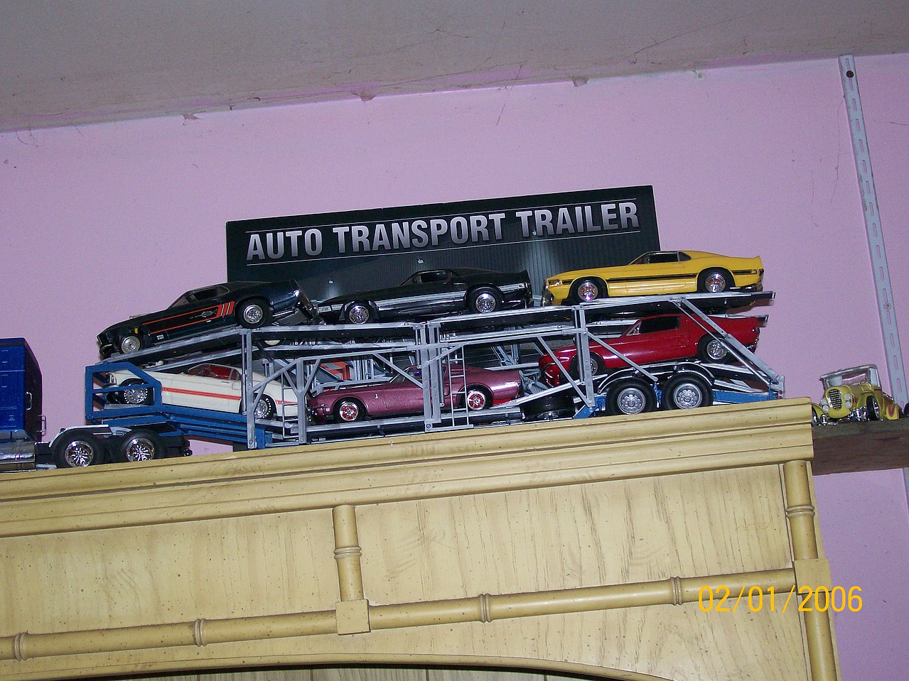 Auto Transport Trailer -- Plastic Model Trailer Kit -- 1/25 Scale ...