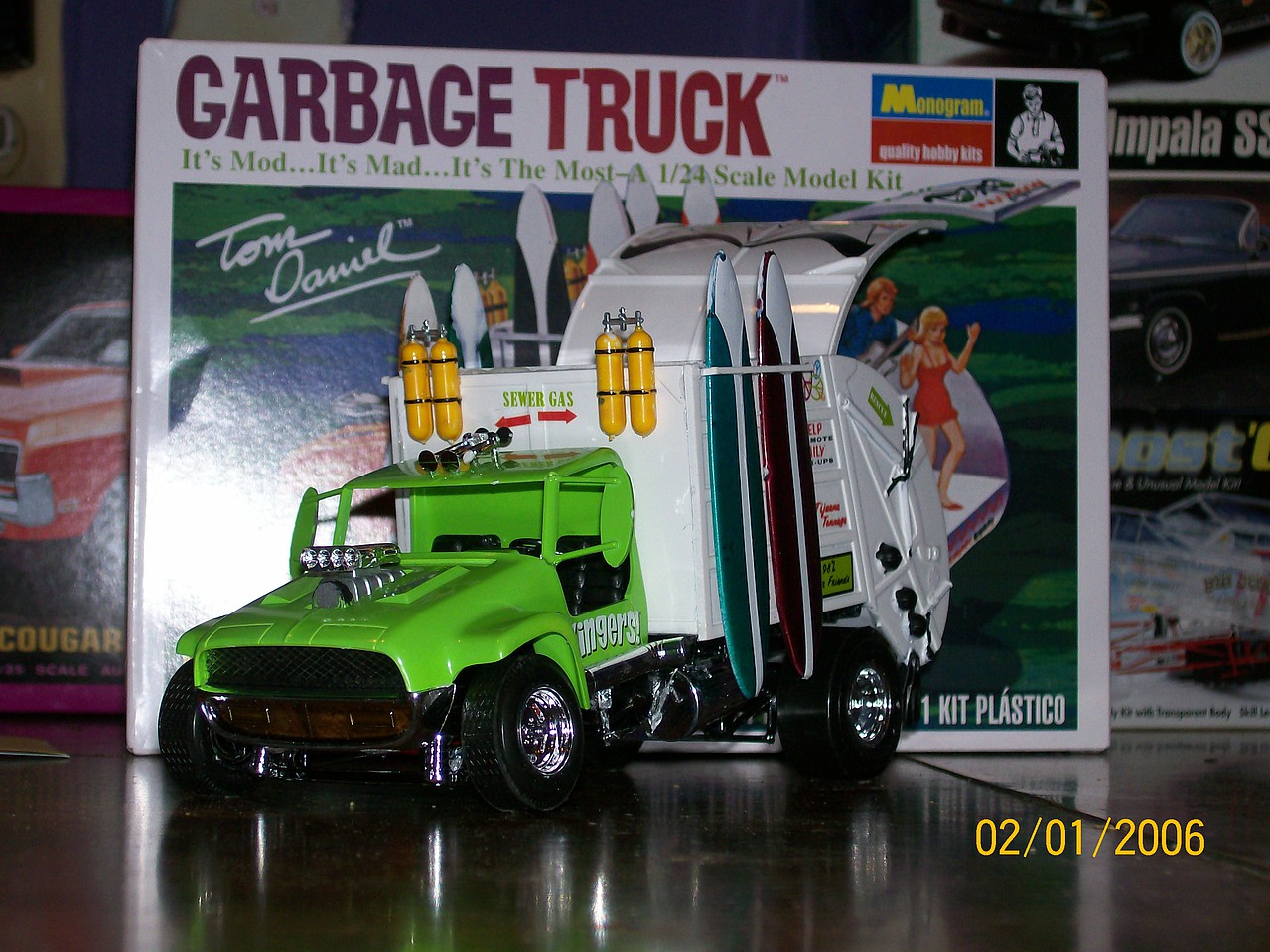 Garbage Truck -- Plastic Model Truck Kit -- 1/24 Scale -- #854198 ...