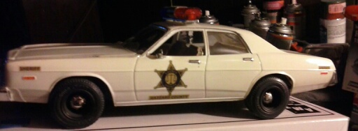 Roscoe's Dodge Monaco Police Car -- Plastic Model Car Kit -- 1/25 Scale ...