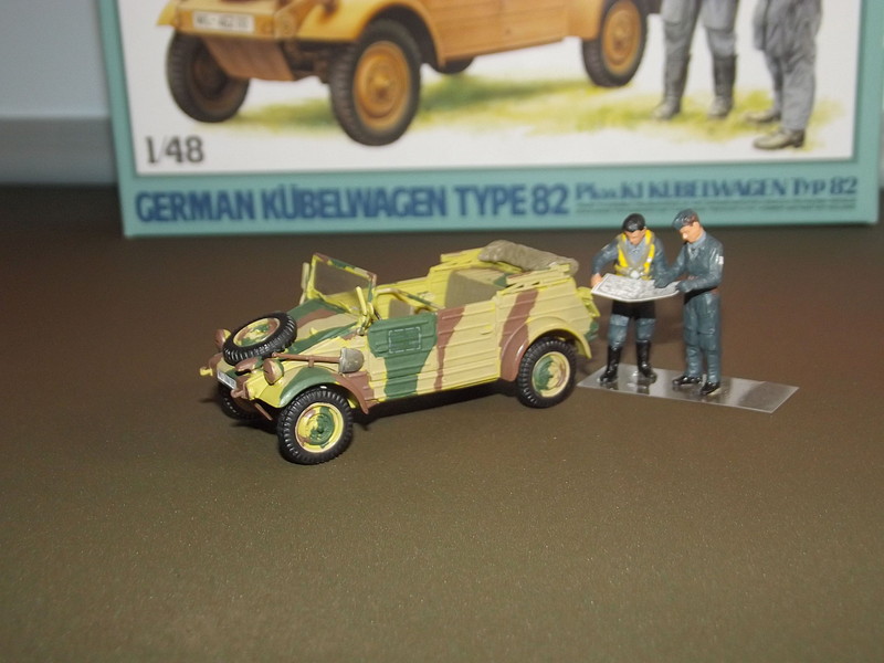 German VW Kubelwagen WWII -- Plastic Model Military Vehicle Kit -- 1/48 ...