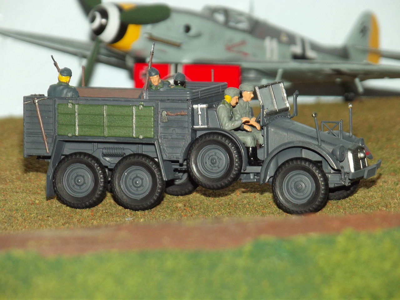 Krupp Protze 6x4 L2H143 (Kfz 70) Truck -- Plastic Model Military ...