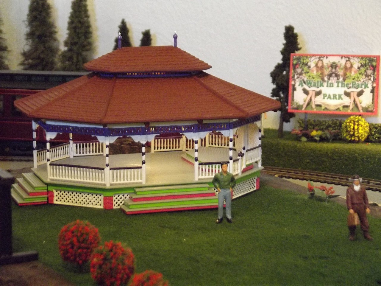 Public Pavilion HO Scale -- HO Scale Model Railroad Building -- #pf5189 ...