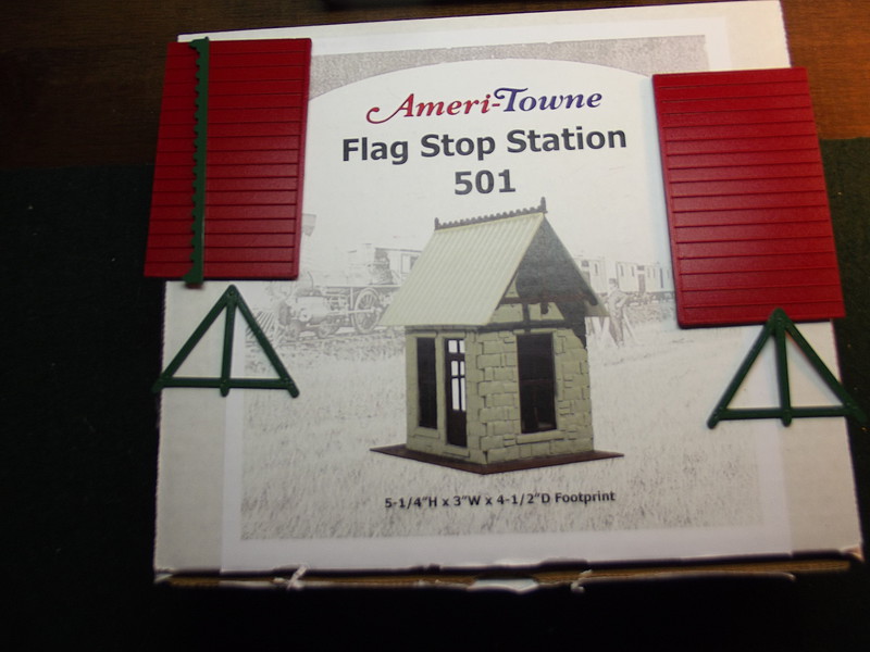 Flag Stop Station 1-Story Building Kit -- O Scale Model Railroad ...