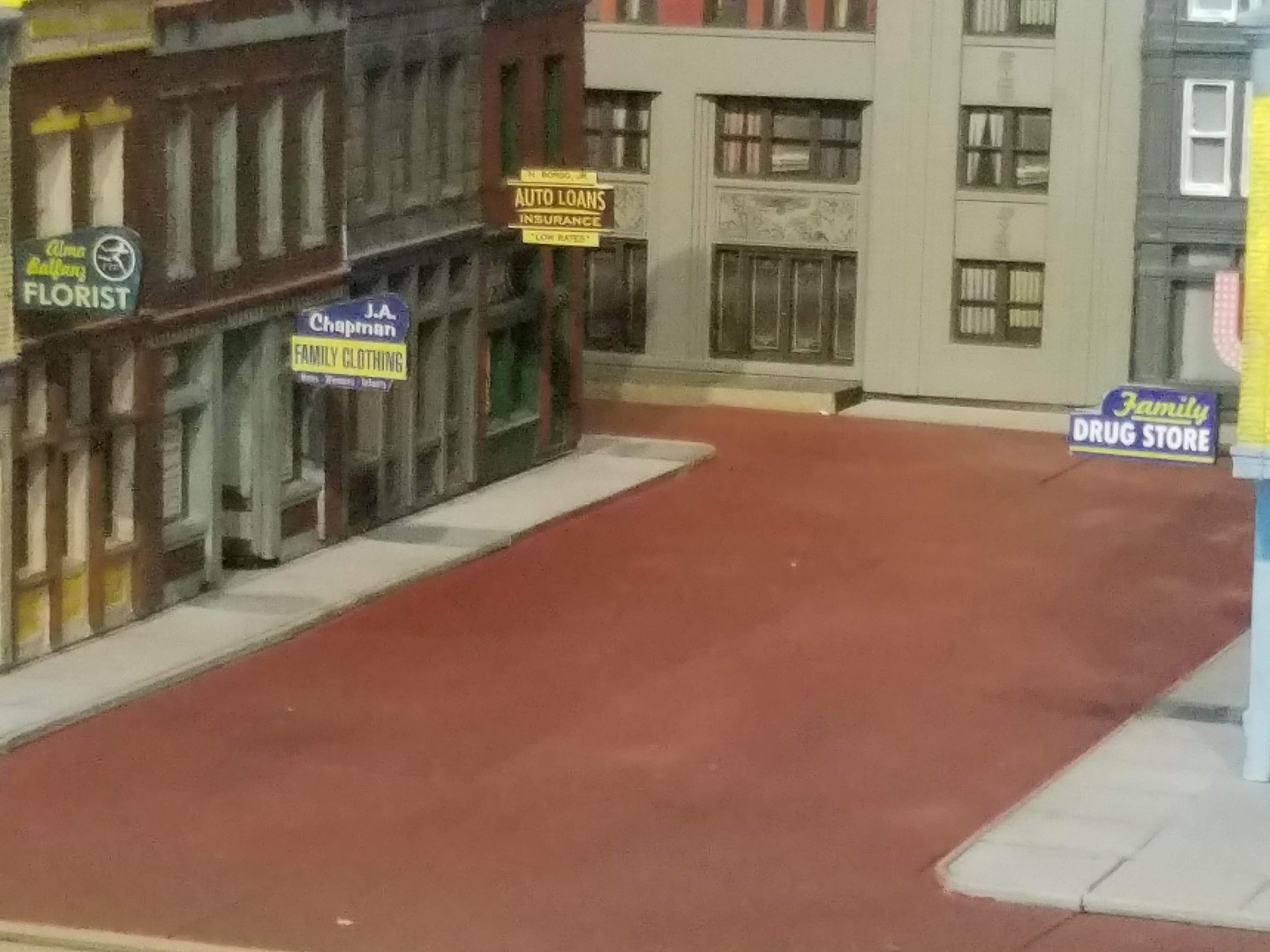 Unpainted Storefront Sign Kit -- HO Scale Model Train Building ...