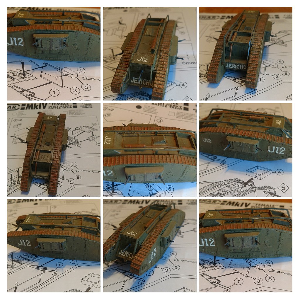 Gallery Pictures Emhar-squadron WWI Female Mk IV Tank Plastic Model ...