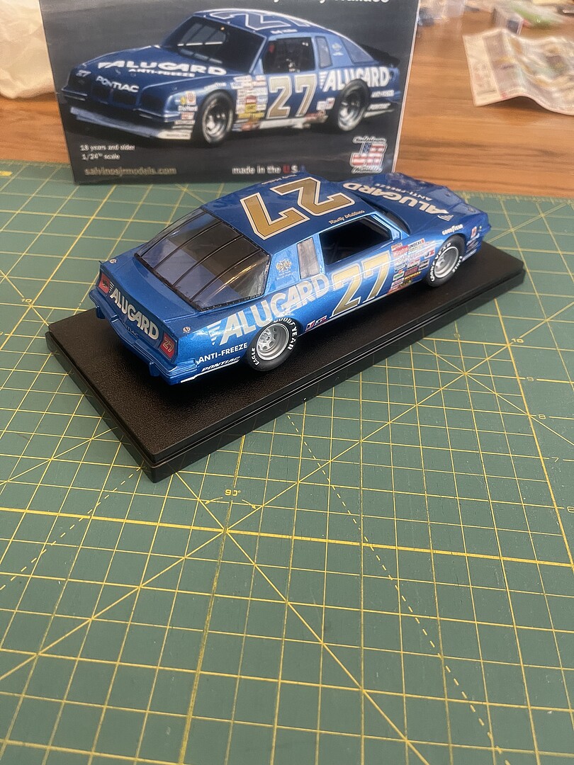Rusty Wallace #27 Valugard Pontiac 2+2 1986 -- Plastic Model Racecar ...