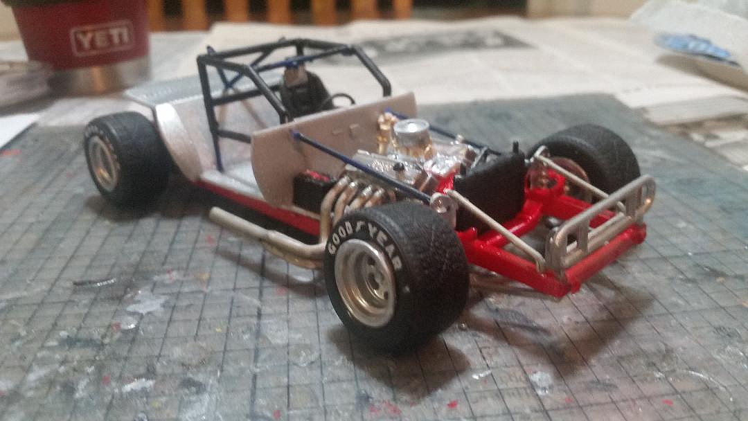 1974 Chevy Vega Modified Rat Trap Race Car -- Plastic Model Car Vehicle ...