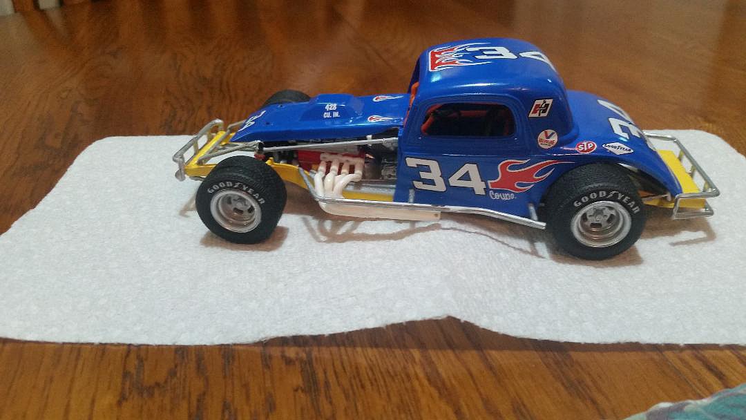 '34 Slammer Modified 2T -- Plastic Model Car Vehicle Kit -- 1/25 Scale ...