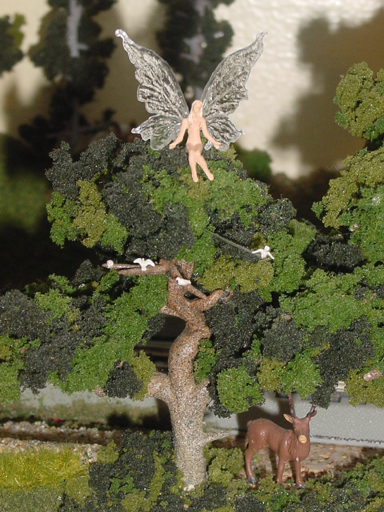 Seated Female Elf/Pixie -- Model Railroad Figure -- HO Scale -- #29016 ...