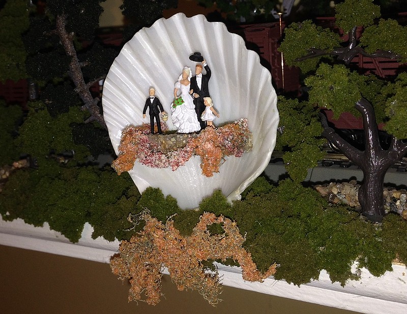 Wedding Participants Bride, Groom & Guests (6) -- Model Railroad ...