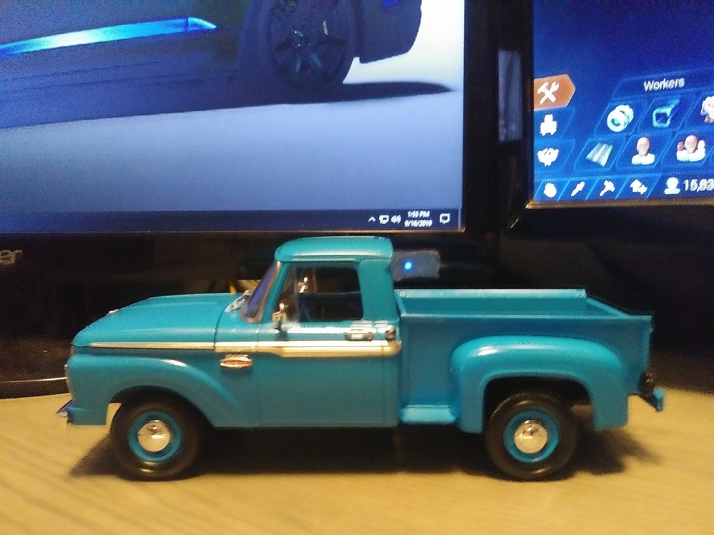 1966 Ford F100 Flareside Pickup Truck -- Plastic Model Vehicle Kit -- 1 ...