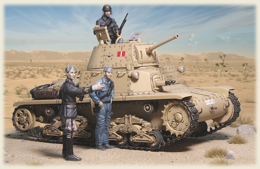 Italian Tank Carro Armato M13/40 -- Plastic Model Military Vehicle Kit ...
