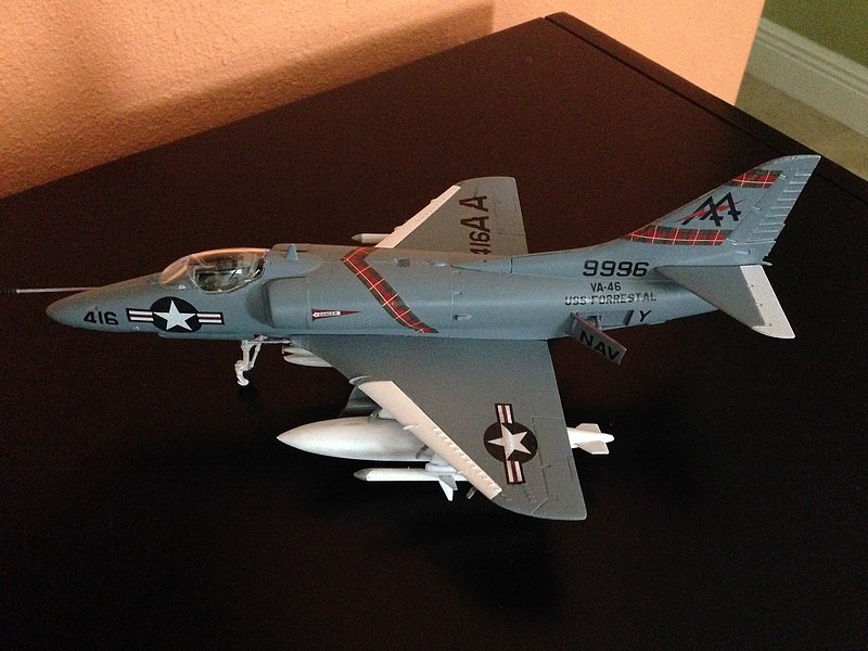 A-4 Skyhawk Blue Angels -- Plastic Model Airplane Kit -- 1/48 Scale ...