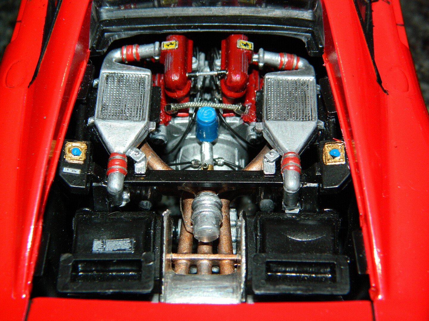 Ferrari 288 GTO Sports Car -- Plastic Model Car Vehicle Kit -- 1/24 ...