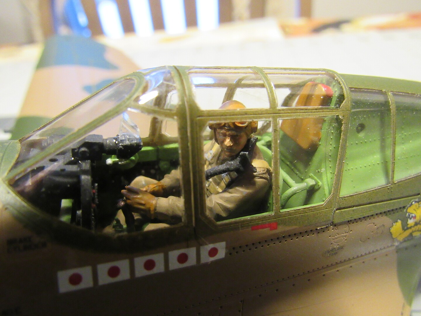 P40E Warhawk Texas Longhorn USAAF Fighter -- Plastic Model Airplane Kit ...