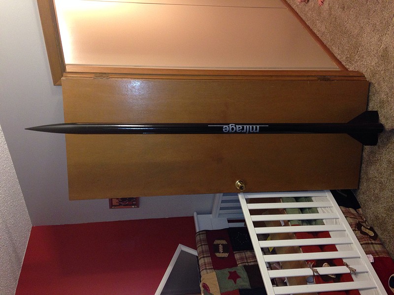 Gallery Pictures Aerotech Mirage Mid Power Model Rocket Kit #89019