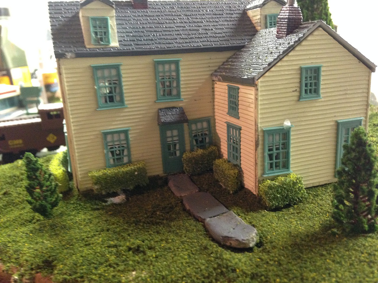 Moss Hedges - Green 39.4 x 3/8'' 100 x 1cm -- N Scale Model Railroad ...