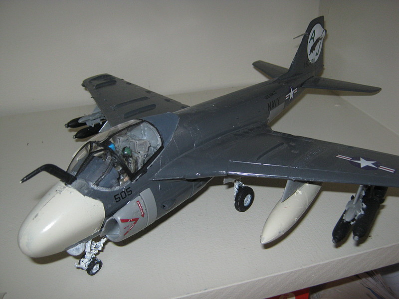 A-6E Navy Attack Bomber -- Plastic Model Airplane Kit -- 1/48 Scale ...