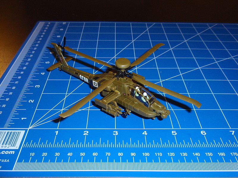 AH-64 D Apache Helicopter -- Snap Tite Plastic Model Aircraft Kit -- 1/ ...