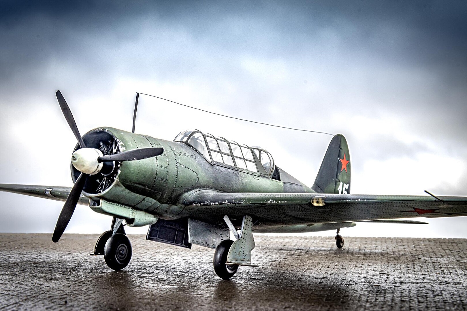 Sukhoi Su2 Fighter -- Plastic Model Airplane Kit -- 1/48 Scale -- #4805 ...