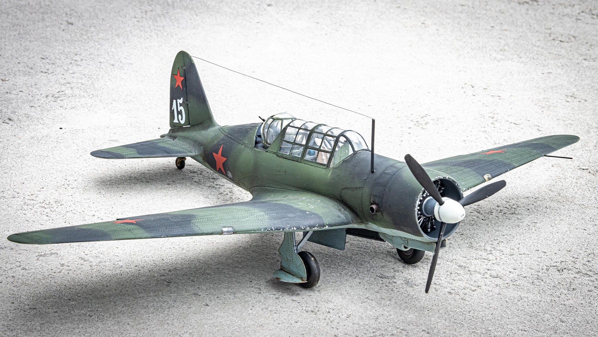 Sukhoi Su2 Fighter -- Plastic Model Airplane Kit -- 1/48 Scale -- #4805 ...