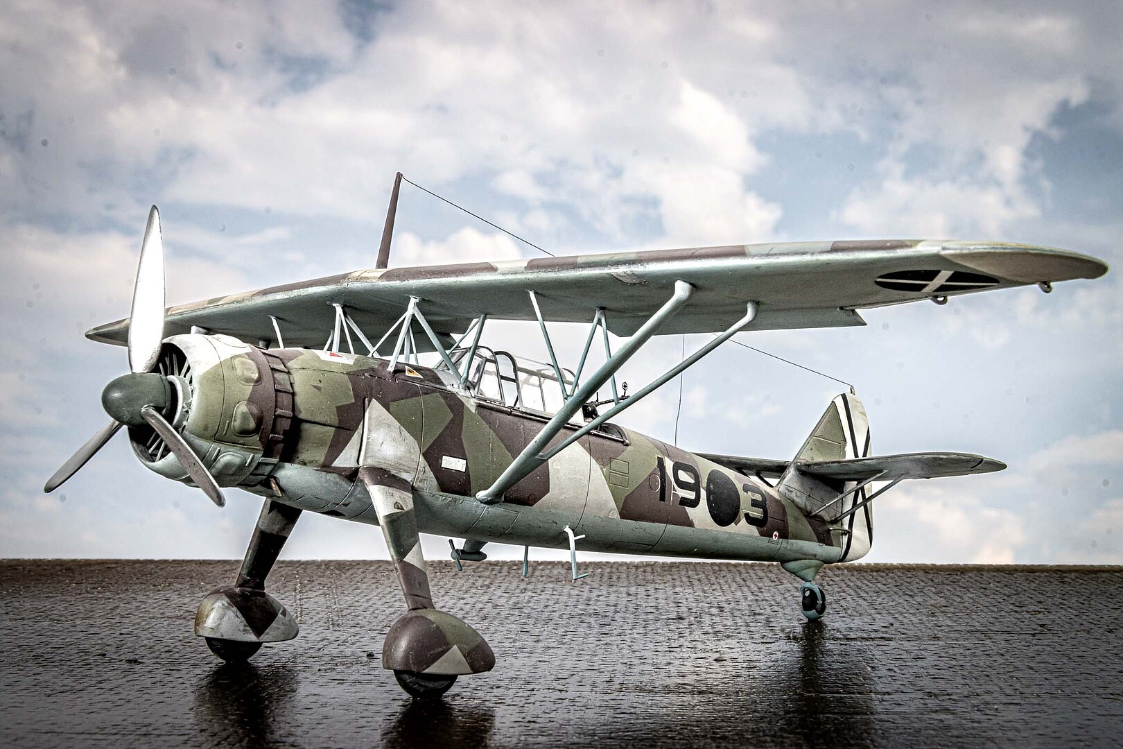 Hs126A1 Condor Legion Recon Aircraft -- Plastic Model Airplane Kit -- 1 ...