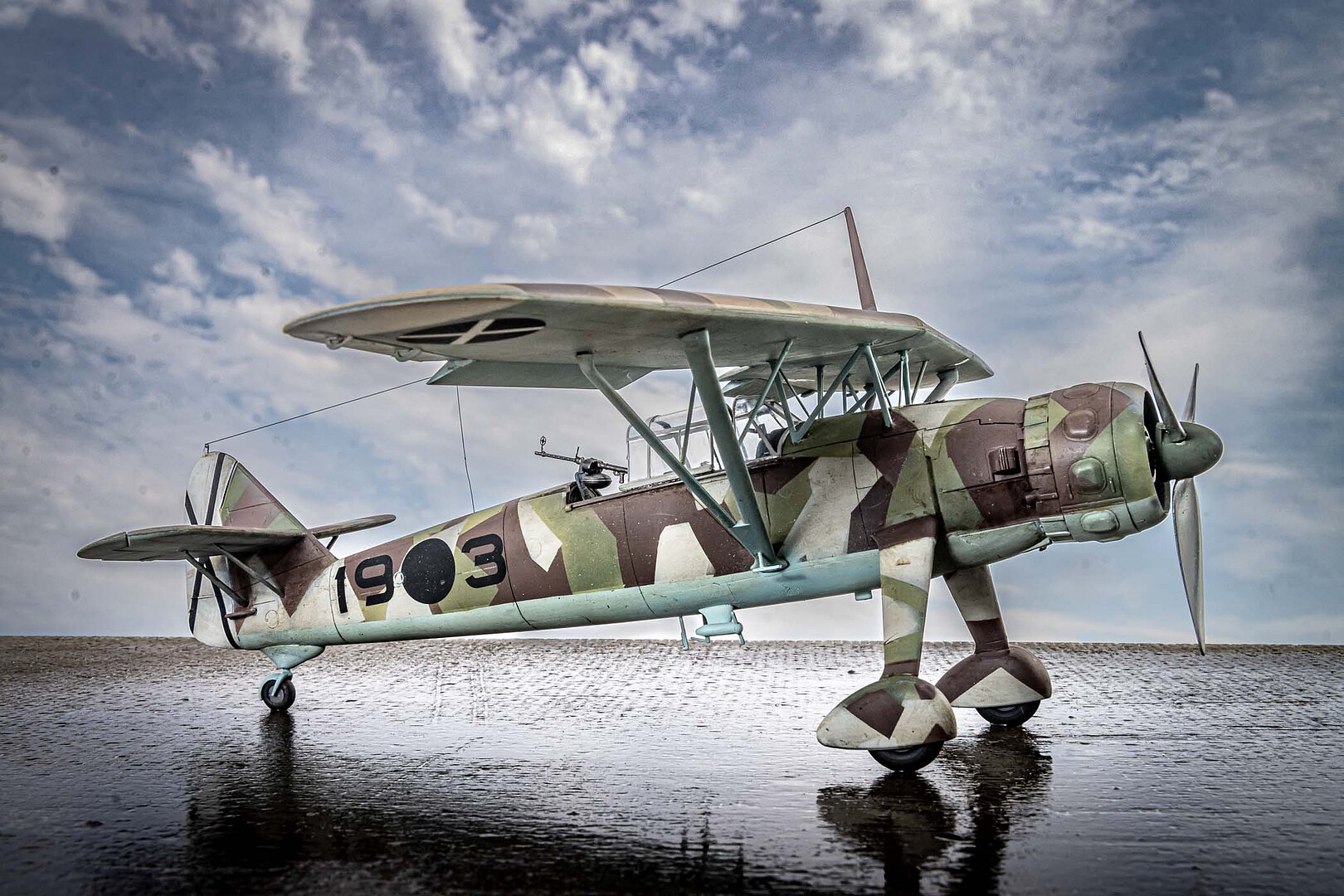 Hs126A1 Condor Legion Recon Aircraft -- Plastic Model Airplane Kit -- 1 ...