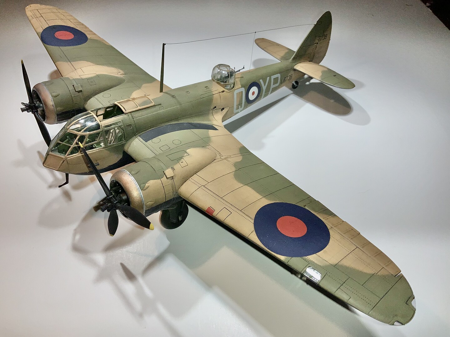 Bristol Blenheim Mk I British Bomber -- Plastic Model Airplane Kit -- 1 ...