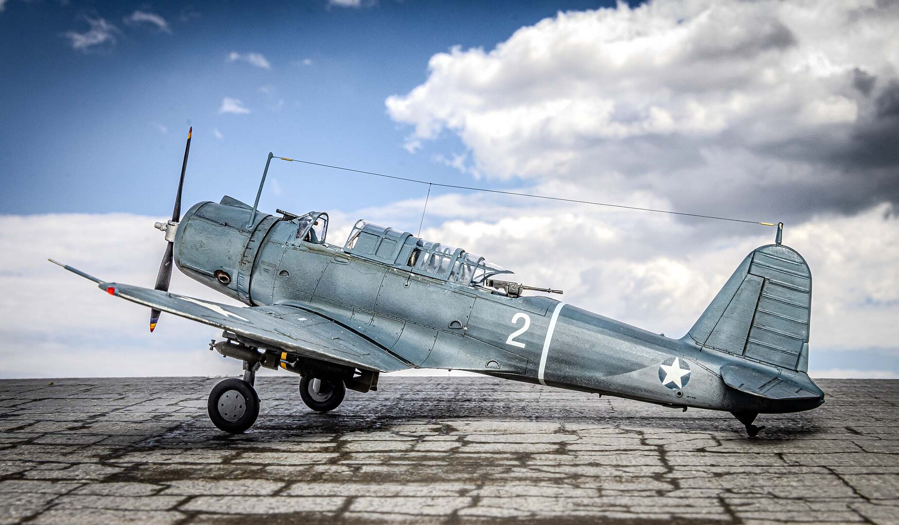 SB2U-3 Battle of Midway 80th Anniversary -- Plastic Model Airplane -- 1 ...