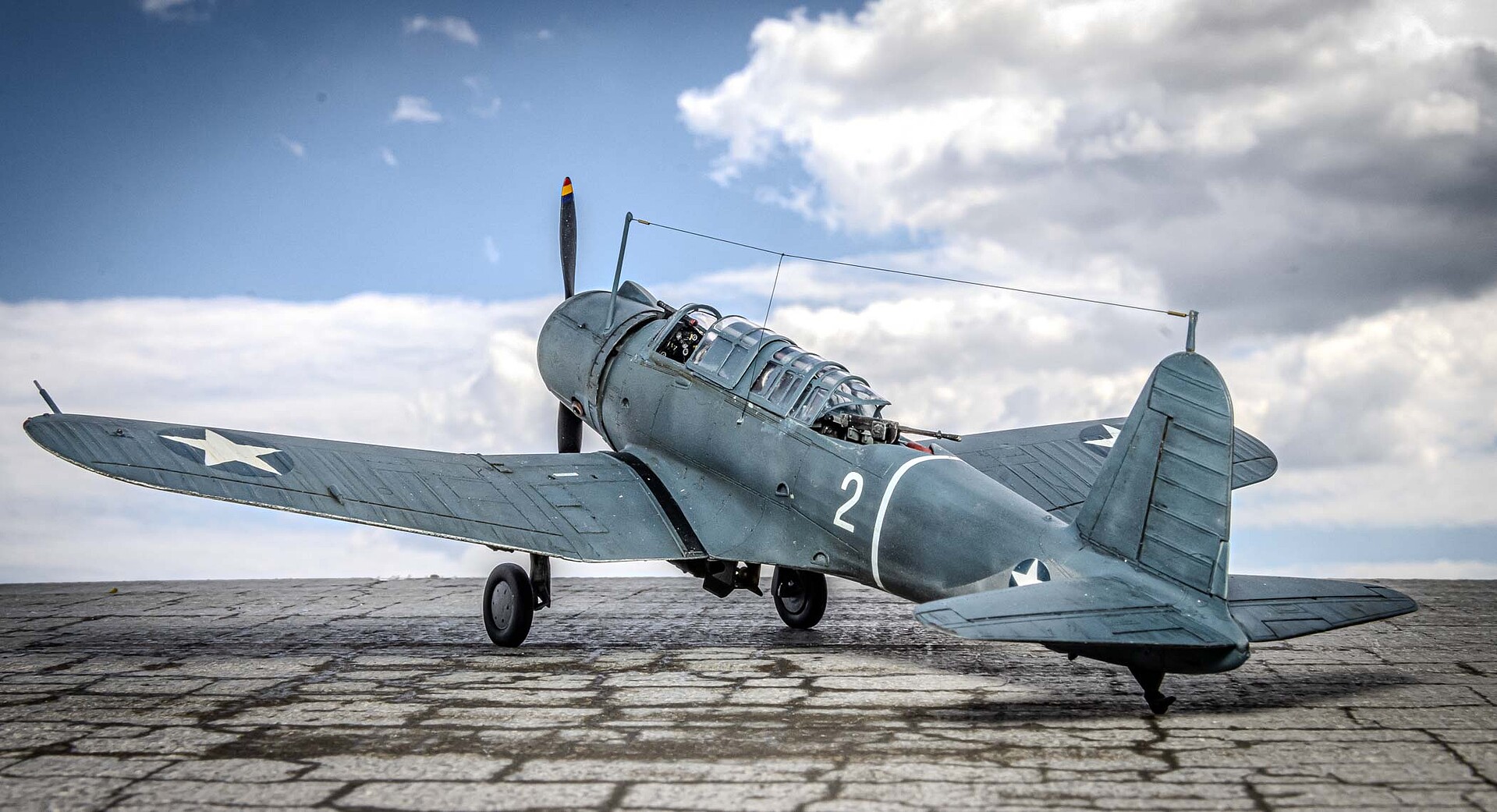 SB2U-3 Battle of Midway 80th Anniversary -- Plastic Model Airplane -- 1 ...