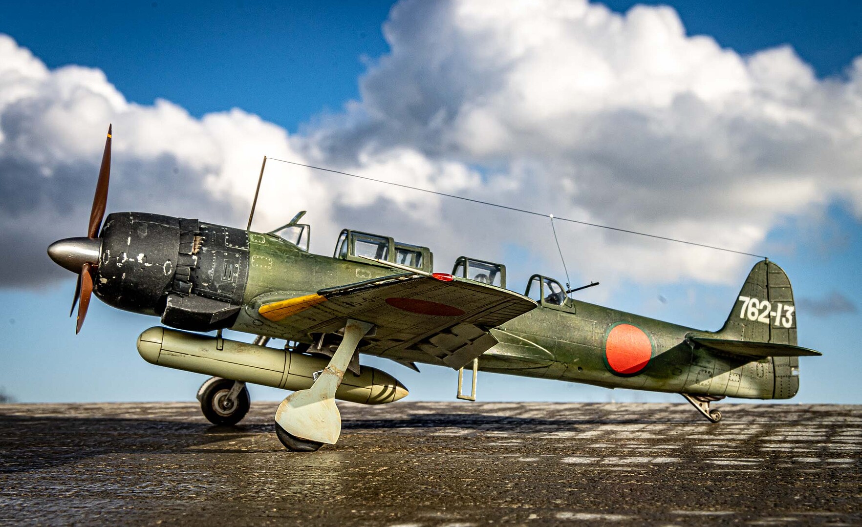 Nakajima C6N1 Carrier Recon. Plane Saiun -- Plastic Model Airplane Kit ...