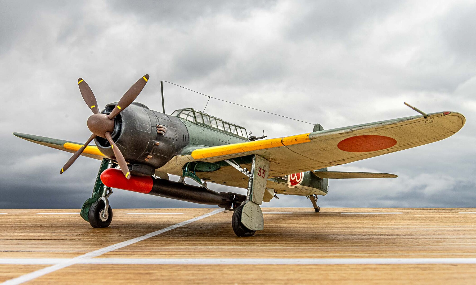 Carrier-Borne Attack Bomber Tenzan Type 12 -- Plastic Model Airplane ...