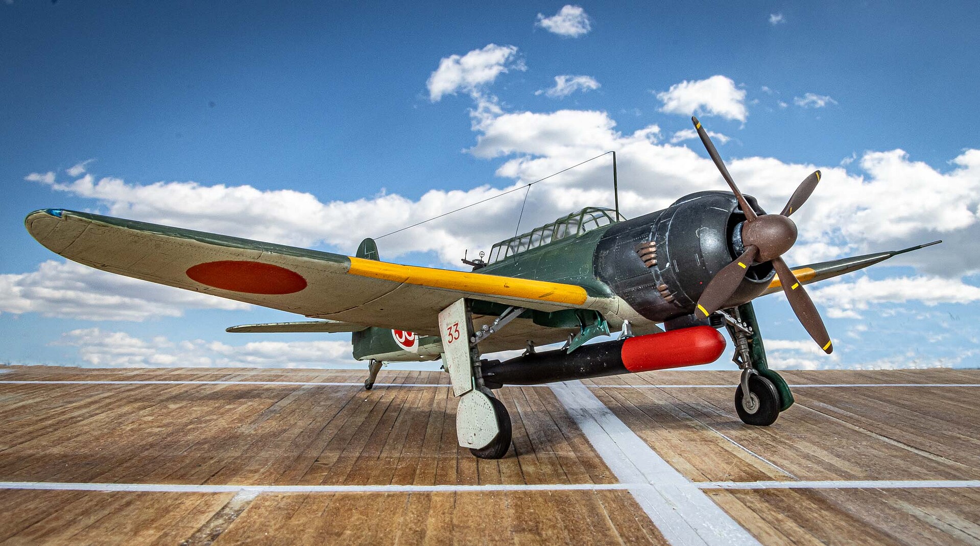 Carrier-Borne Attack Bomber Tenzan Type 12 -- Plastic Model Airplane ...