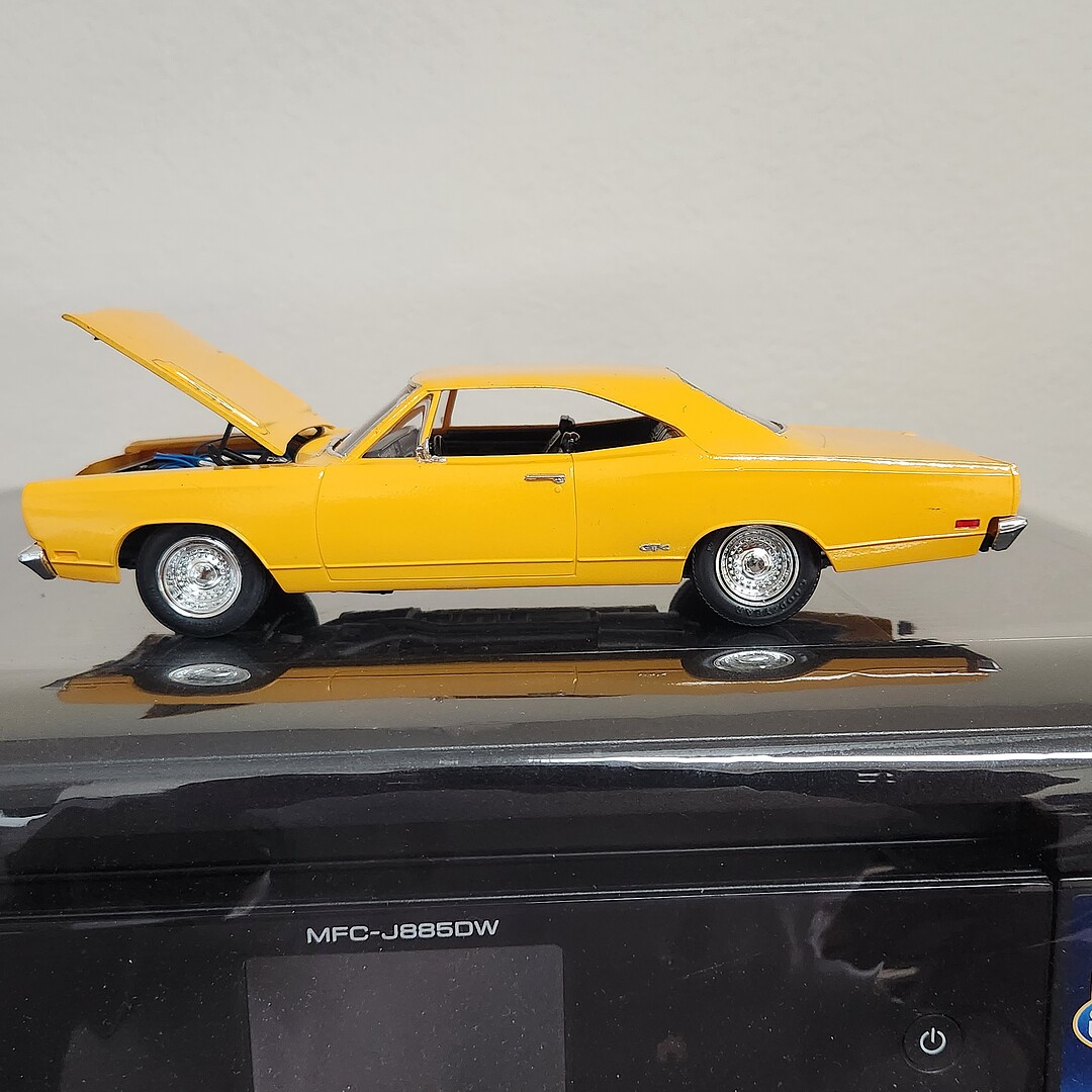 1969 Plymouth GTX Hadtop Pro Street 2T-25 -- Plastic Model Car Vehicle ...