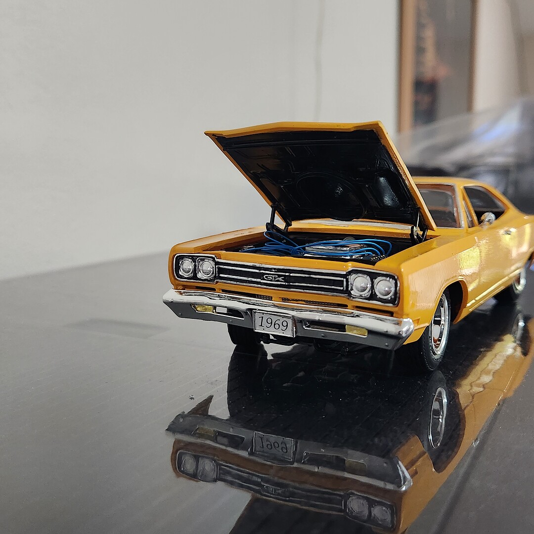 1969 Plymouth GTX Hadtop Pro Street 2T-25 -- Plastic Model Car Vehicle ...