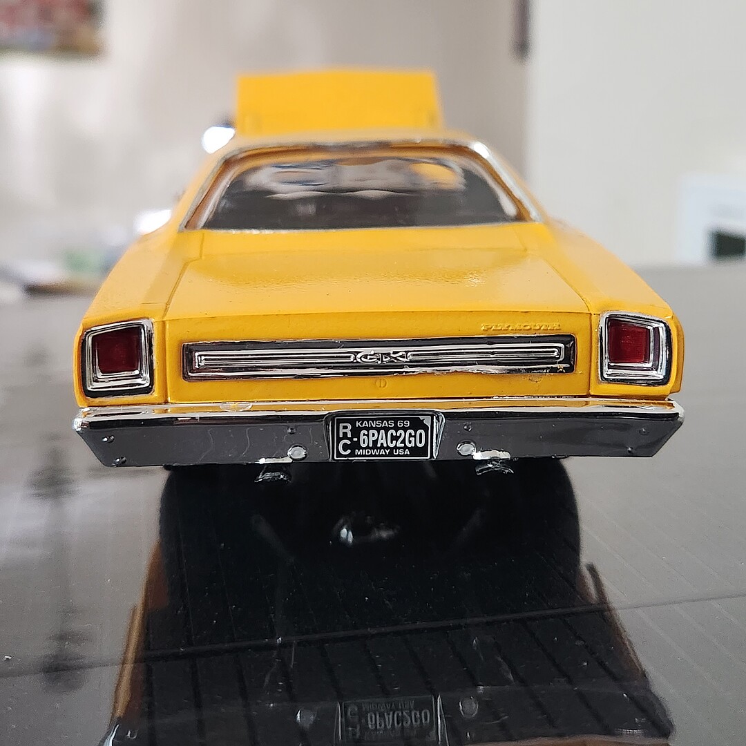 1969 Plymouth GTX Hadtop Pro Street 2T-25 -- Plastic Model Car Vehicle ...