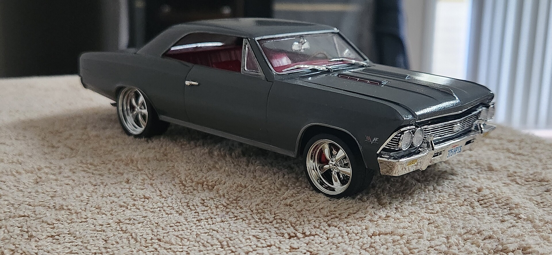 1966 Chevy Chevelle SS Car -- Plastic Model Car Vehicle Kit -- 1/25 ...