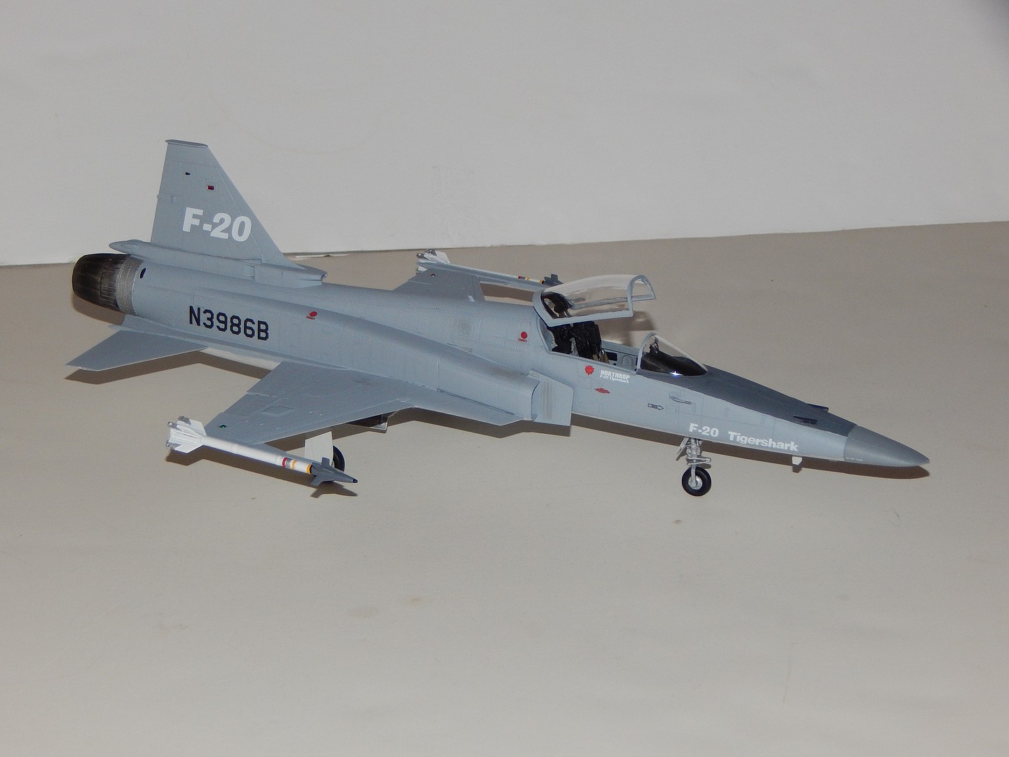 F20A Tiger Shark USAF Fighter -- Plastic Model Airplane Kit -- 1/48 ...