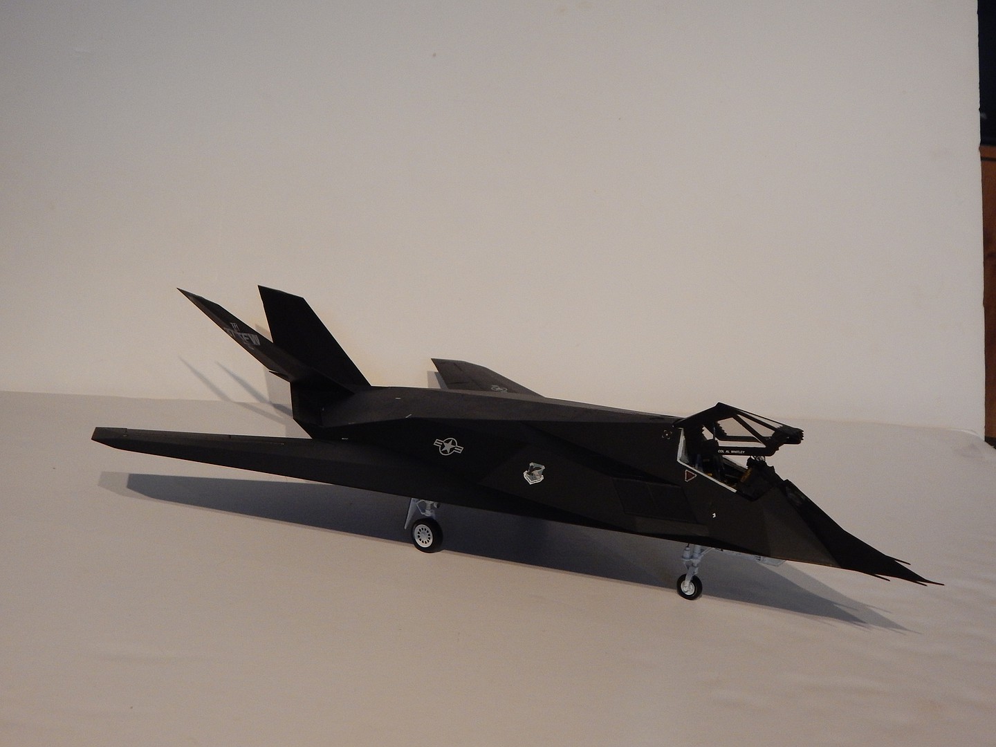 Lockheed F-117A Nighthawk Stealth Aircraft -- Plastic Model Airplane ...