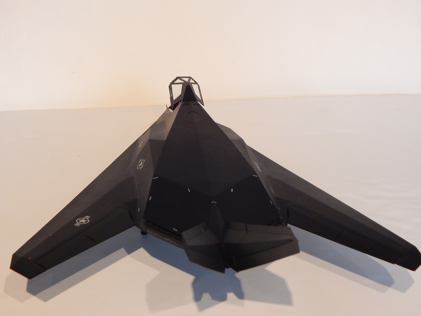 Lockheed F-117A Nighthawk Stealth Aircraft -- Plastic Model Airplane ...