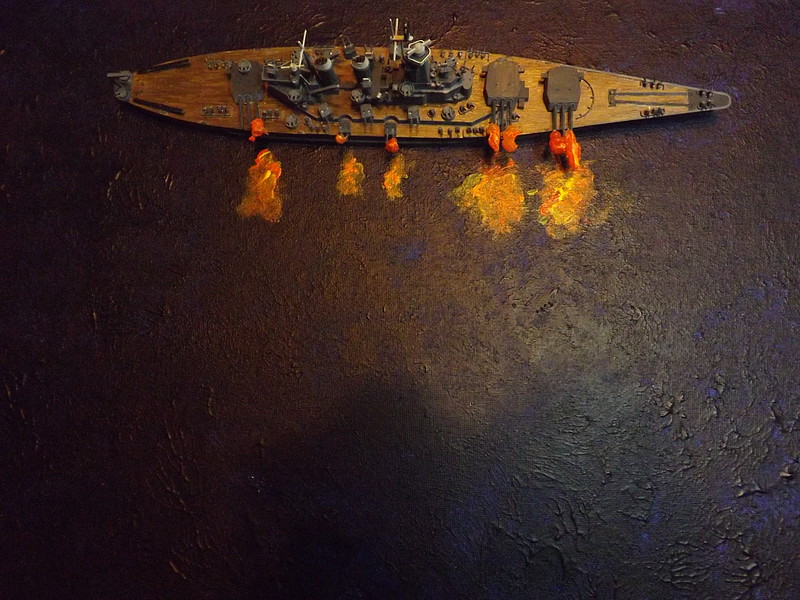 Gallery Pictures Aoshima USS Washington Battleship Waterline Plastic ...