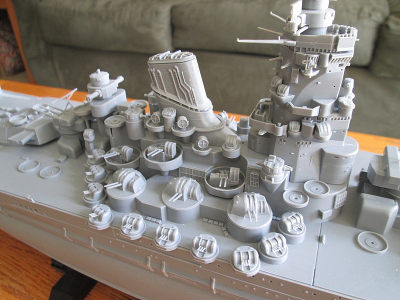 Japanese Yamato Battleship Boat -- Plastic Model Military Ship Kit -- 1 ...