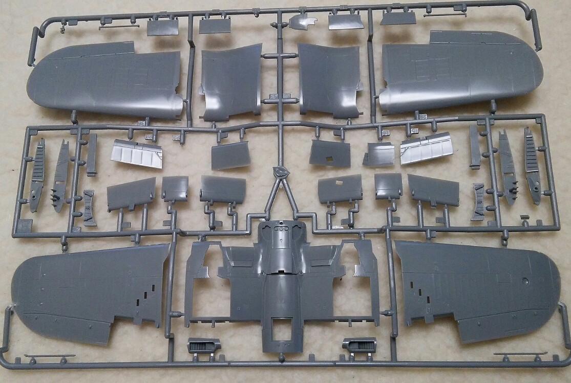 F4U-1/2 Bird Cage Corsair Fighter Aircraft -- Plastic Model Airplane ...